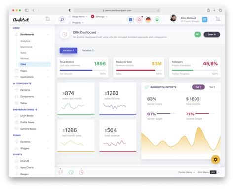 10 个最佳 React 仪表板模板 许多是免费的 2024 Adminlteio Adminlte 中文