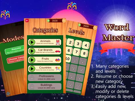 Word Master Word Game Unity Complete Project GameDev Market