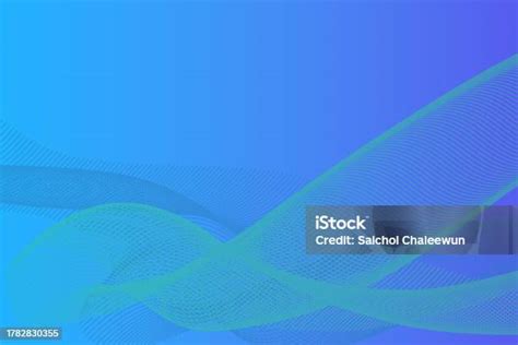 흐르는 물결 모양의 선이 있는 그라데이션 파란색 추상 배경입니다 디지털 미래 기술 디자인 디지털 배경 0명에 대한 스톡 사진 및 기타 이미지 Istock