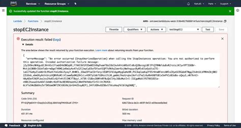 Aws Lambda Function To Start And Stop An Ec2 Instance