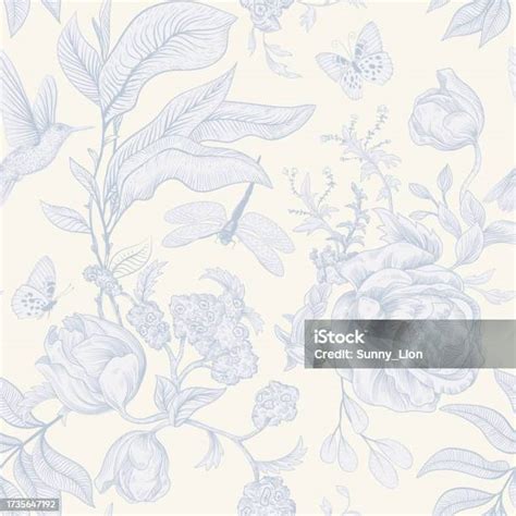 꽃이 있는 매끄러운 단색 패턴 벽지 스케치 등반 꽃이 있는 배경 복고풍의 우아한 스타일 섬유 벽지 침대 시트 종이 초대장 커버 디자인 꽃 배경 배경 주제에 대한 스톡 벡터