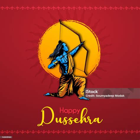 Happy Dussehra Vijayadashami Auch Bekannt Als Dasahara Dusshera Dasara