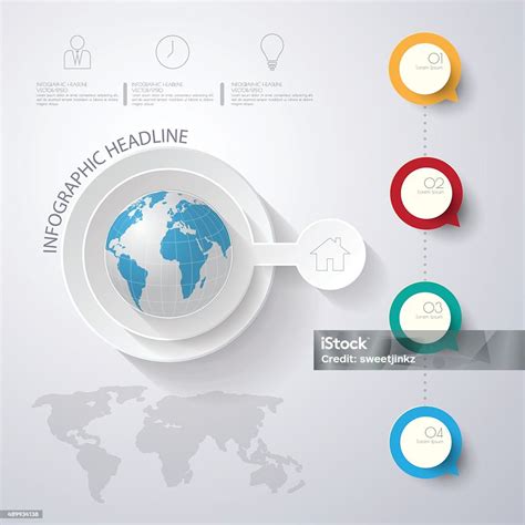 추상적임 3d 디지털 일러스트 인포그래픽 세계 Mapcan 2015년에 대한 스톡 벡터 아트 및 기타 이미지 2015년 3