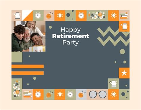 Borders For Retirement Banner Templates