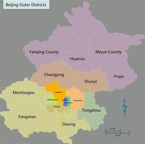 Maps Of Beijing Districts Beijingdongcheng And Chaoyang Districts