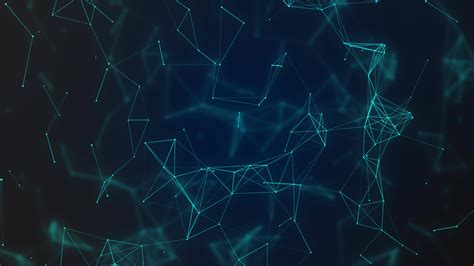 Futuristic Plexus Video Animation Abstract Network Node Wave Plexus Of Abstract Colourful Glow