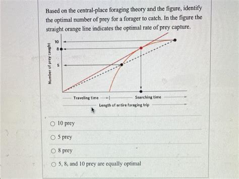 Solved Based On The Central Place Foraging Theory And The