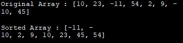 Merge Sort In Java Program To Implement MergeSort