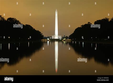 Washington Monument Reflection Reflecting Pool Washington Dc