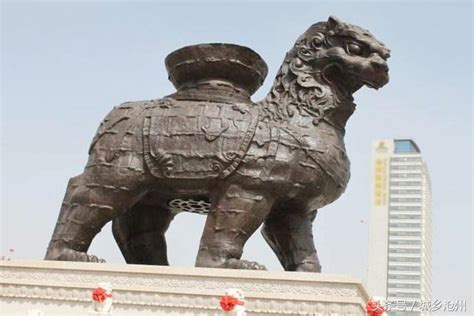 滄州的標誌 大鐵獅 每日頭條