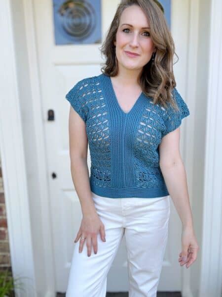 Lace Crochet Top Pattern For Summer Hanjan Crochet