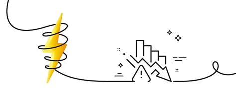 디플레이션 라인 아이콘입니다 경제 위기 징후 컬이 있는 연속 라인 벡터 0명에 대한 스톡 벡터 아트 및 기타 이미지 0명 가격 감소 Istock