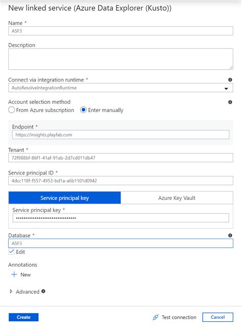 Connecting Azure Data Factory Adf To Insights Playfab Microsoft Learn