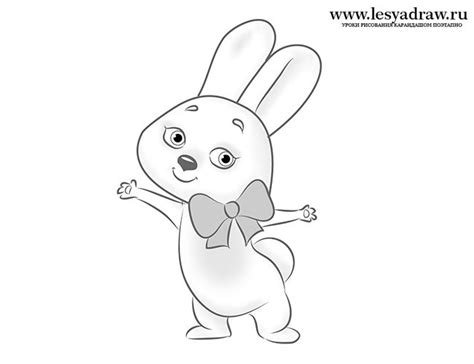 Как нарисовать зайца карандашом