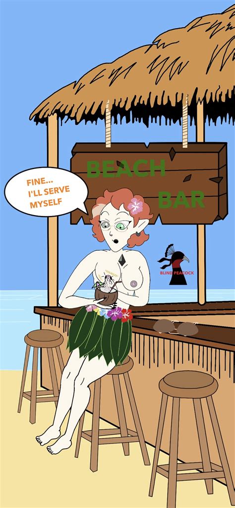Rule 34 Amulet Beach Beach Bar Blind Peacock Draws Blind Peacock Draws Artist Breast Grab