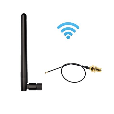 Geekworm 24ghz 5ghz Dual Band Ipex 4 To Sma 3dbi Antenna