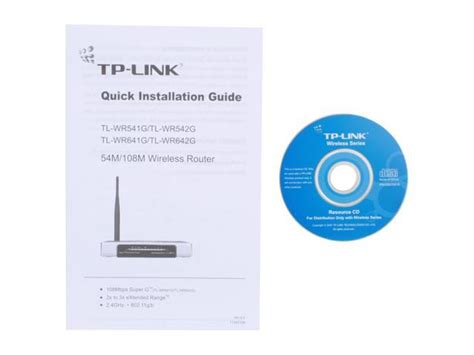 Tp Link Tl Wr541g Ieee 802 11b G Extended Range Wireless G Router Up To