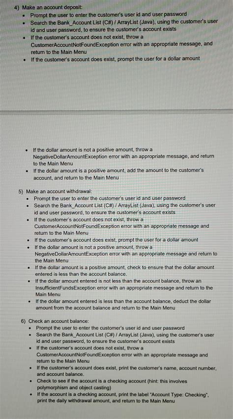 Solved Java Please Im Looking For An Example On How The