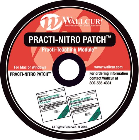 Practi Nitroglycerin Patch Teaching Module Medtech