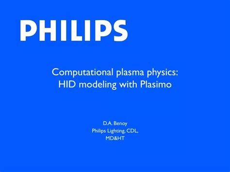 Ppt Computational Plasma Physics Hid Modeling With Plasimo