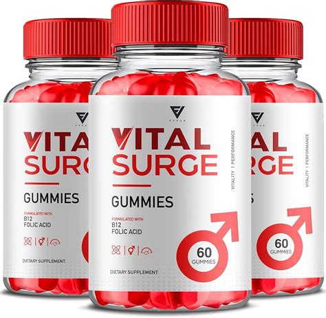 Vital Surge Gummies Reviews Get More Erection To Satisfy Your Woman On