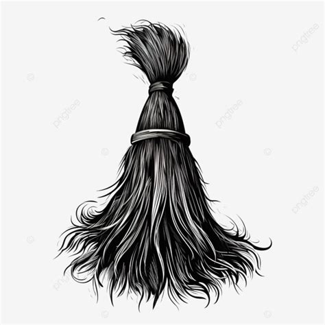 할로윈 손으로 그린 무서운 마녀 빗자루 낙서 검은 스케치 마녀 빗자루 마녀 할로윈 모자 Png 일러스트 및 이미지 에 대한 무료 다운로드 Pngtree