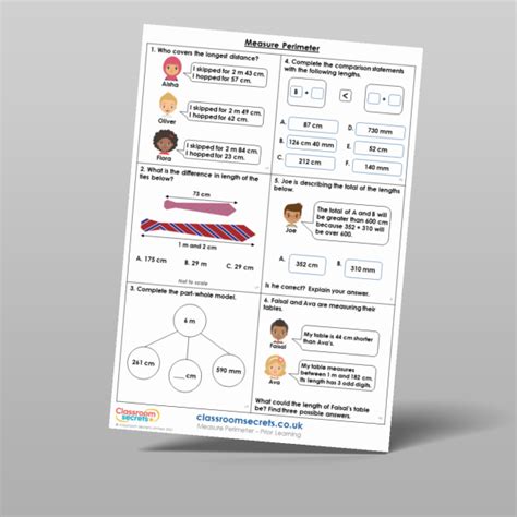 Measure Perimeter Prior Learning Resource Classroom Secrets