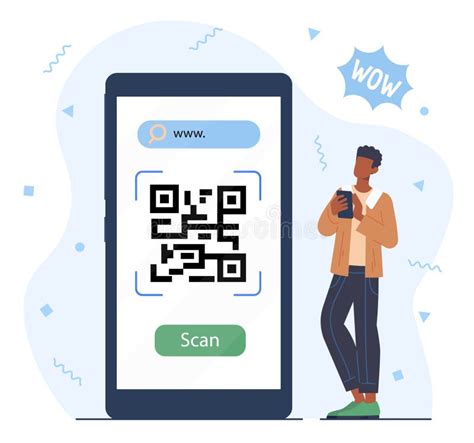 Person Qr Code Stock Illustrations 973 Person Qr Code Stock