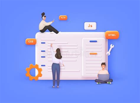 Technology Of Software Development Web Design Programming Concept Program Code On Screen