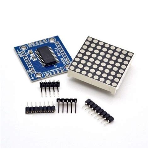 Matriz Led 8x8 Max7219 Para Arduino Para Soldar Componentes Electrónicos Arduino Turibot