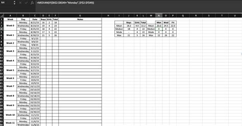Median And Mode With If Conditions And Eliminating Blank Cells