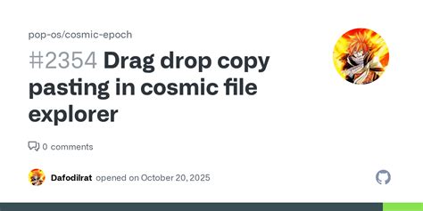 Drag Drop Copy Pasting In Cosmic File Explorer · Issue 2354 · Pop Os
