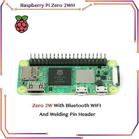 Raspberry Pi Zero 2 Wh микрокомпьютер малина купить на Ozon по низкой цене 1775635760