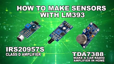 How To Make Sensors Using Lm393 Youtube