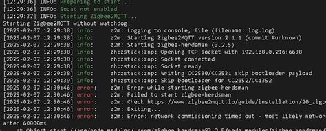Slzb 06 Lan Error While Starting Zigbee Herdsman Zigbee Home