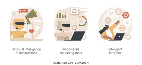 Automated Algorithm Abstract Concept Vector Illustration Stock Vector