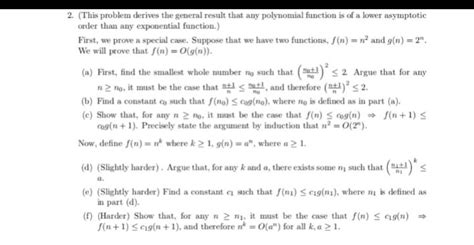 solved 2 this problem derives the general result that any