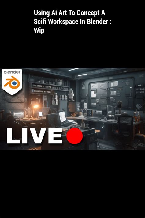 Using Ai Art To Concept A Scifi Workspace In Blender Wip Ai Breakthrough