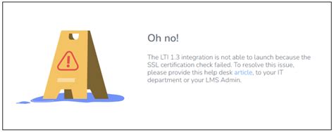 LMS Error For SSL Certification Nearpod Babe Engagement Platform