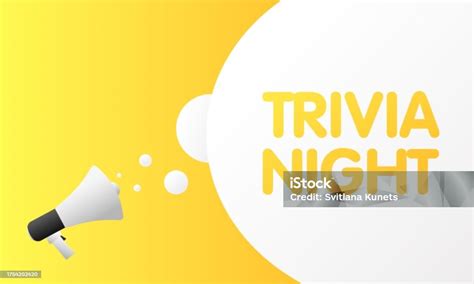 퀴즈 밤 아이콘입니다 플랫 옐로우 확성기의 텍스트 퀴즈의 밤 벡터 아이콘 개념에 대한 스톡 벡터 아트 및 기타 이미지 개념 경기 스포츠 경쟁 Istock