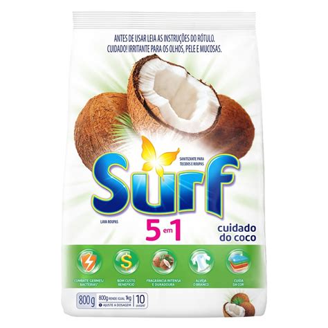 Surf 5 En 1 Coco Con Bicarbonato 48kg Latrina Cover Bolivia