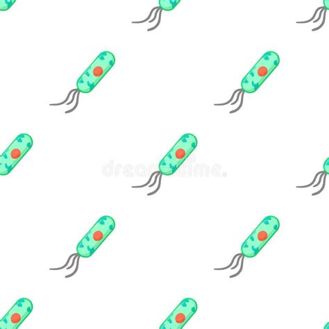 Microbe Pattern Seamless Vector Stock Vector Illustration Of Virus