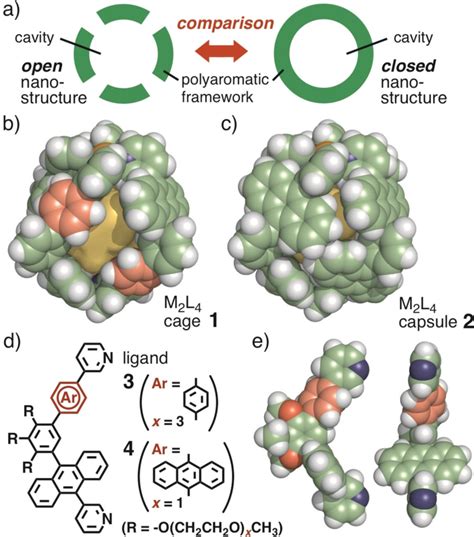 A Schematic Representation Of Nanostructures With An Open Or Closed Download Scientific