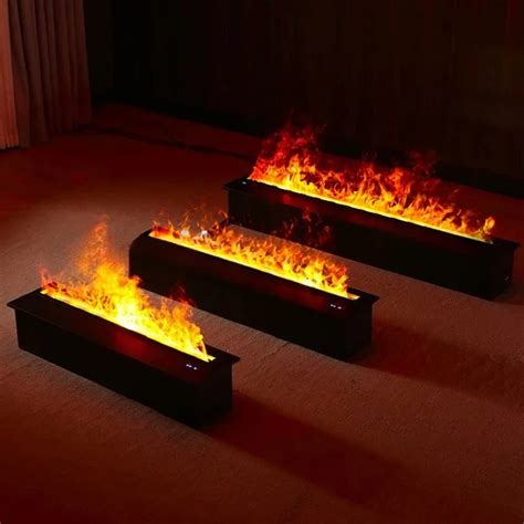 3d Simulation Flame Monochromatic Atomization Fireplace Household Steam Decorative Humidifier