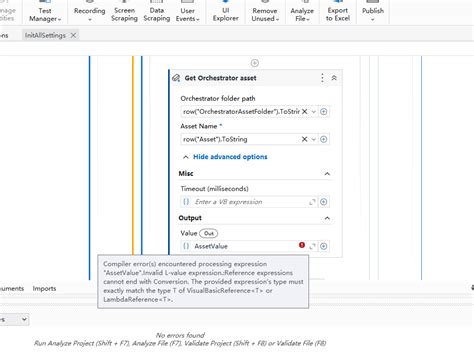 Robotic Enterprise Framework这个框架在windows模式下报错 中文 Uipath Community Forum