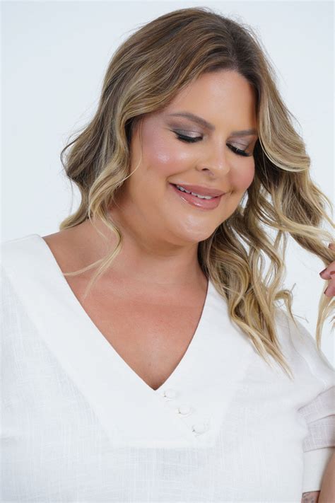 Blusa Plus Size Feminino Linho Manga Curta Fresh Program Moda Moda Plus Size Feminina