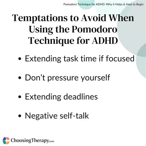 How The Pomodoro Technique Can Help With Adhd Symptoms