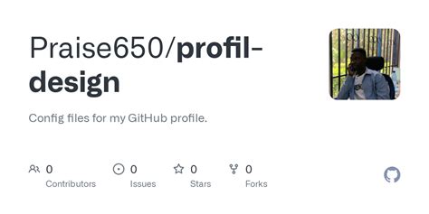 GitHub Praise650 Profil Design Config Files For My GitHub Profile
