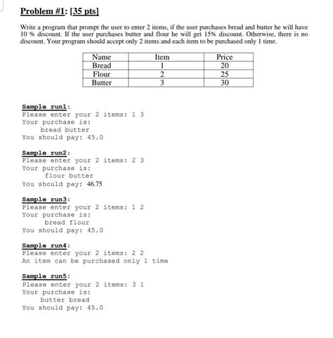 Solved Problem 1 35 Pts Write A Program That Prompt The