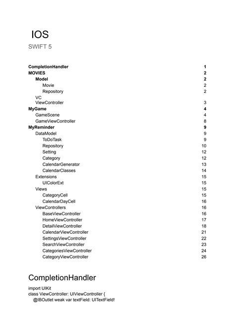 Solution Ios Esempi Di Codice In Swift Prove Desame Di Sviluppo Di